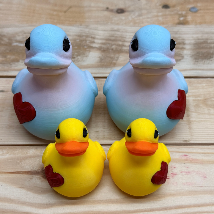 3D Printable Love Ducks by ENIQUE3D